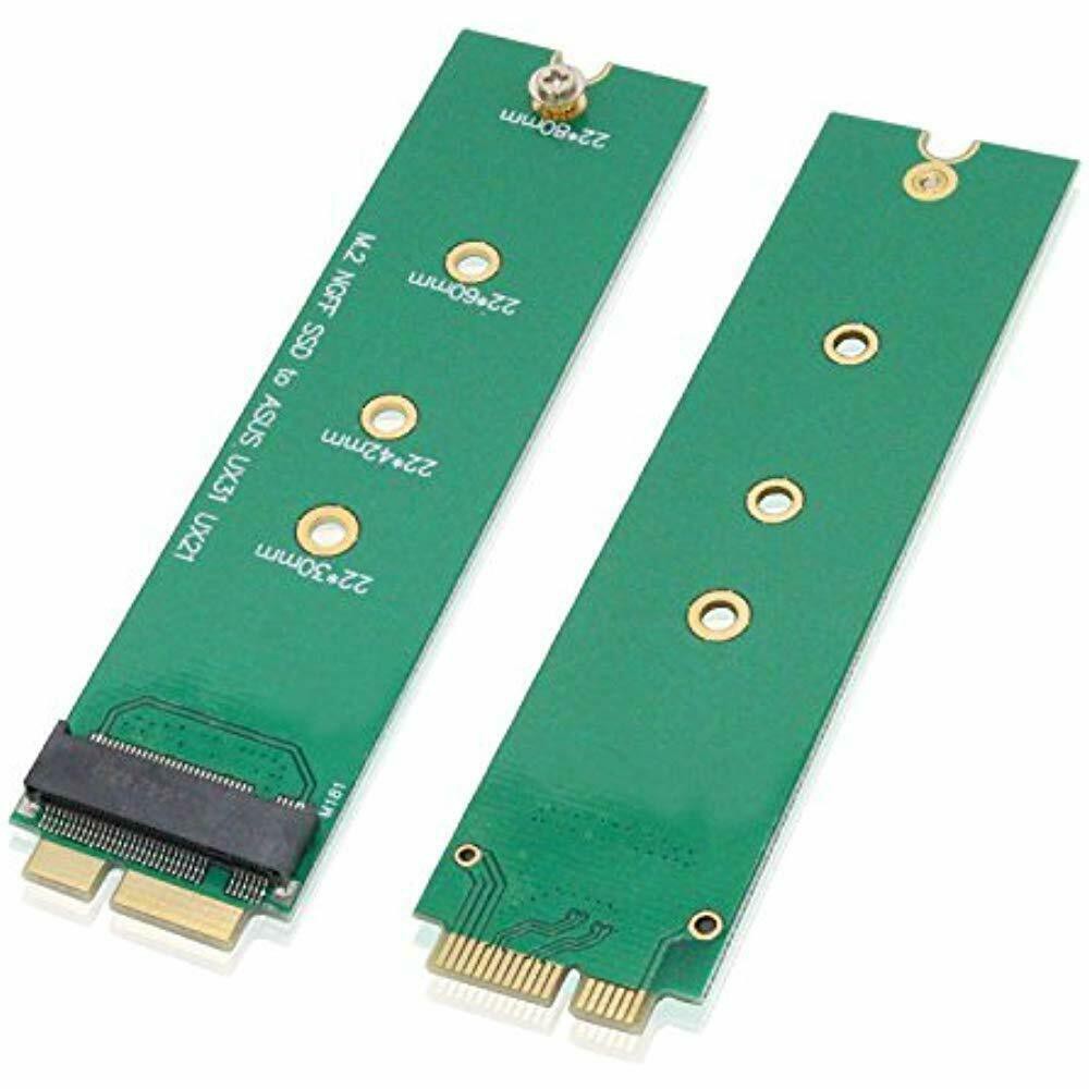 M.2 NGFF SATA SSD To Asus Zenbook UX31 UX21 Adapter Conventer Card ...