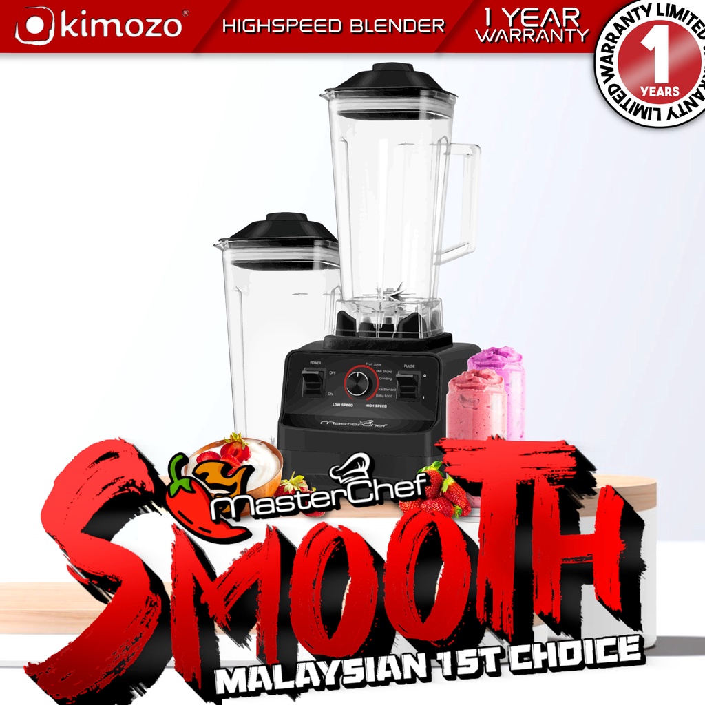 (BEST VALUE) MASTERCHEF High Speed Blender High Power Blender Terbaik ...
