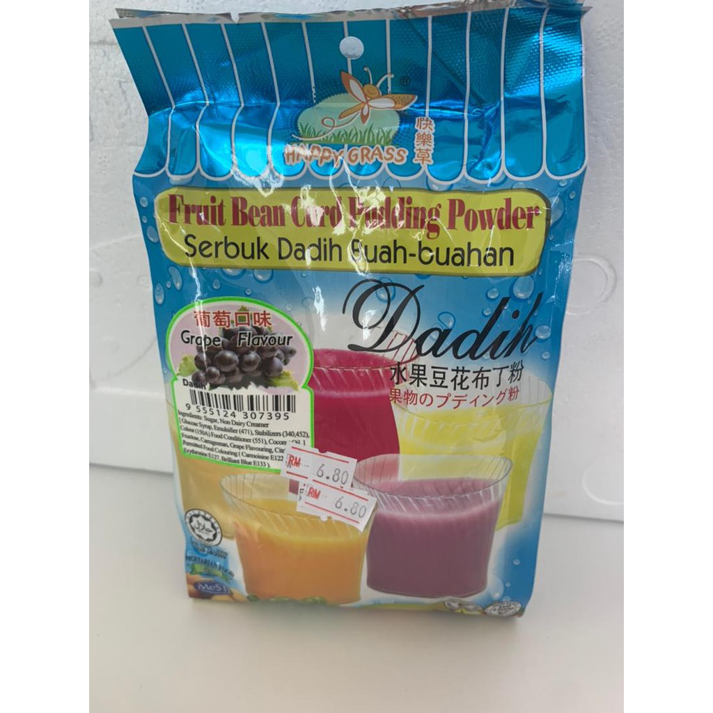 Serbuk Dadih Buah Buahan/Fruit Bean Curd Pudding Powder-360g | Shopee ...