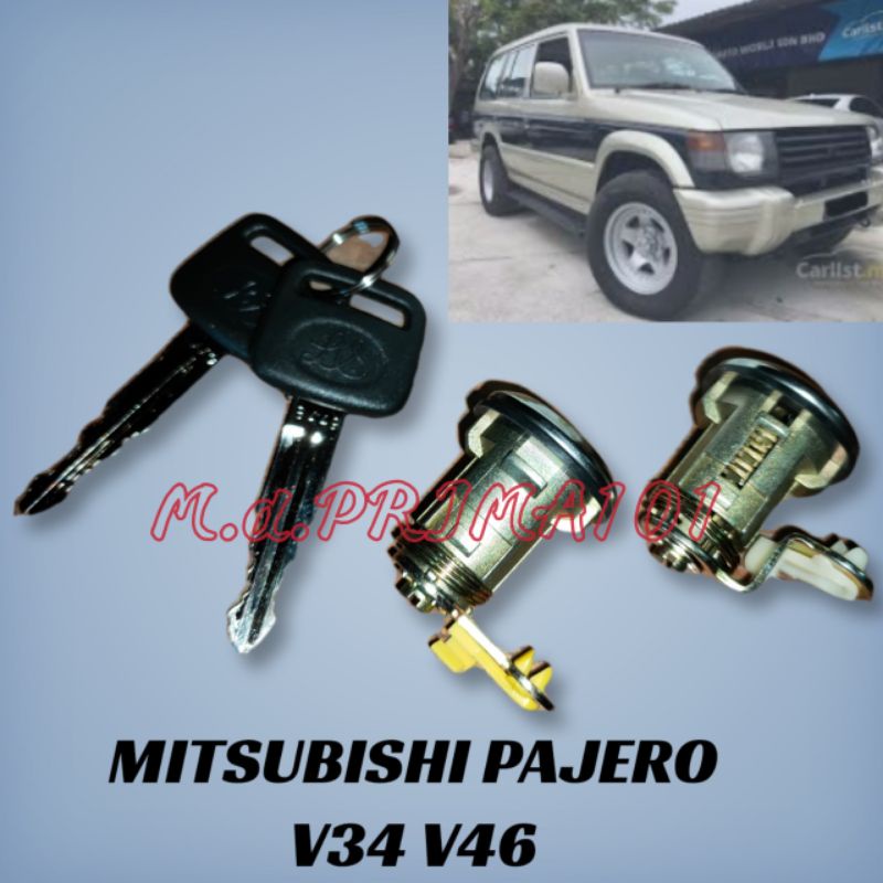 Mitsubishi Pajero Montero LO49 L049 V34 V46 Door Lock with Key Set ...