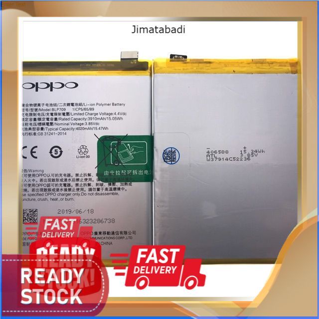 OPPO A9-2019 BLP709 BATTERY | Shopee Malaysia