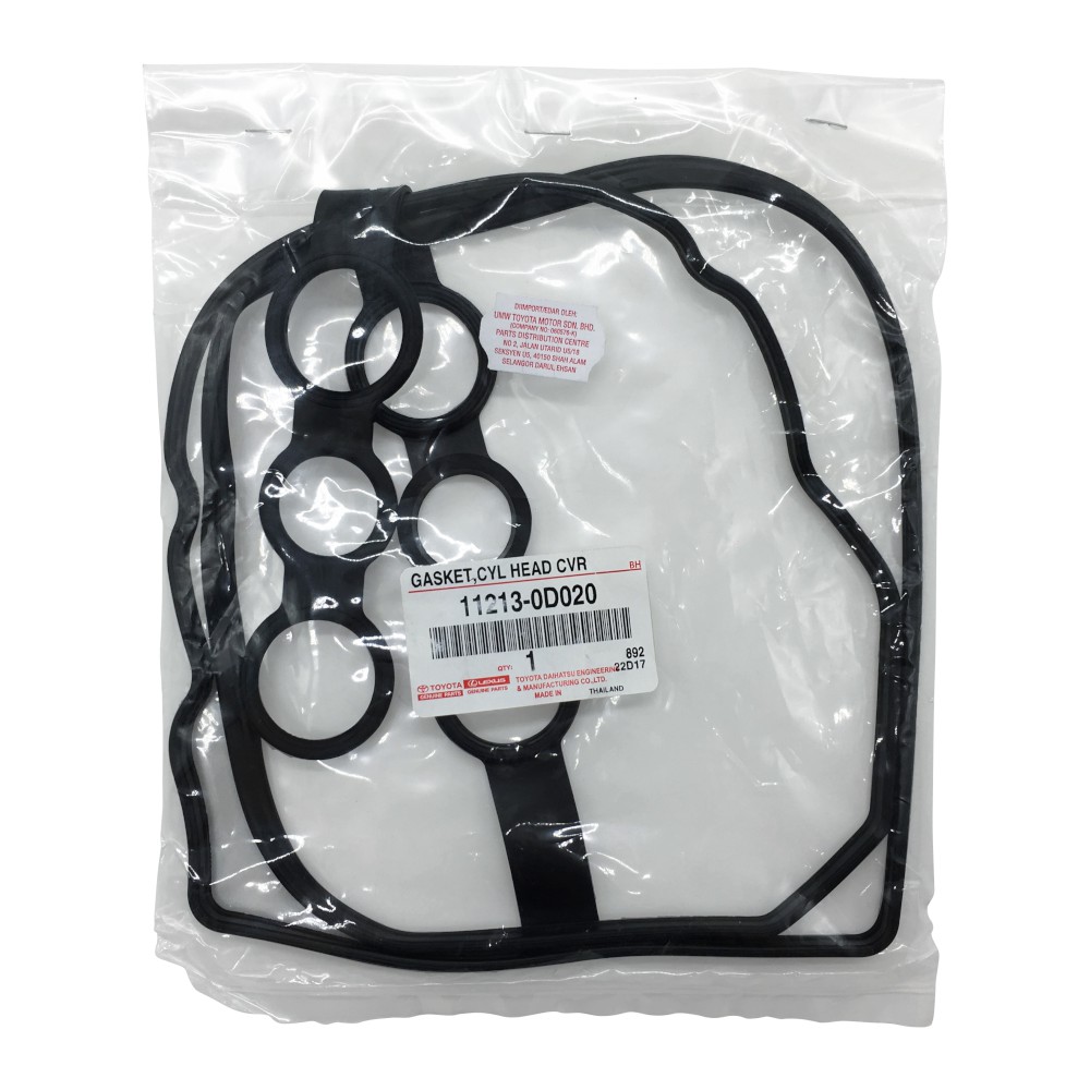 Genuine Toyota Valve Cover Gasket for Toyota Altis ZZE121 (11213-0D020 ...