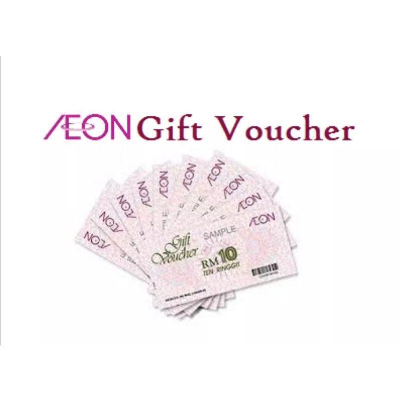 💥ready stock💥AEON gift voucher RM 10 / Rm 20 (expiry date:30.6.2025 ...