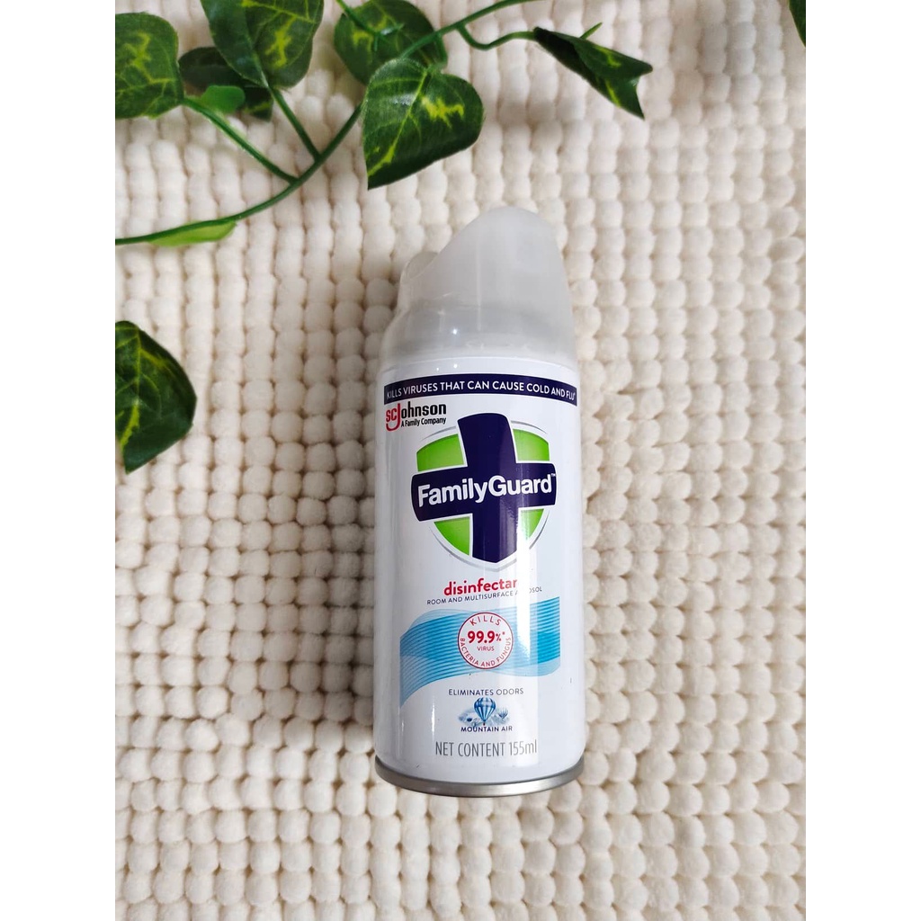 Sc Johnson FamilyGuard Disinfectant Spray - Mountain Air (155ml) | Shopee Malaysia