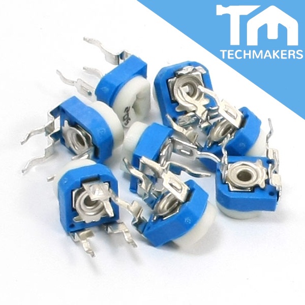 Single Turn Trimmer Potentiometer 100 500 1K 2K 5K 10K 20K 50K 100K ...