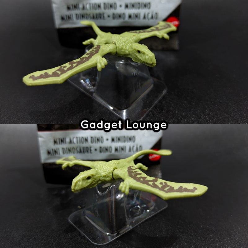 Mattel Jurassic World Mini Action Dino Rivals Dinosaur: Dimphodon Green ...