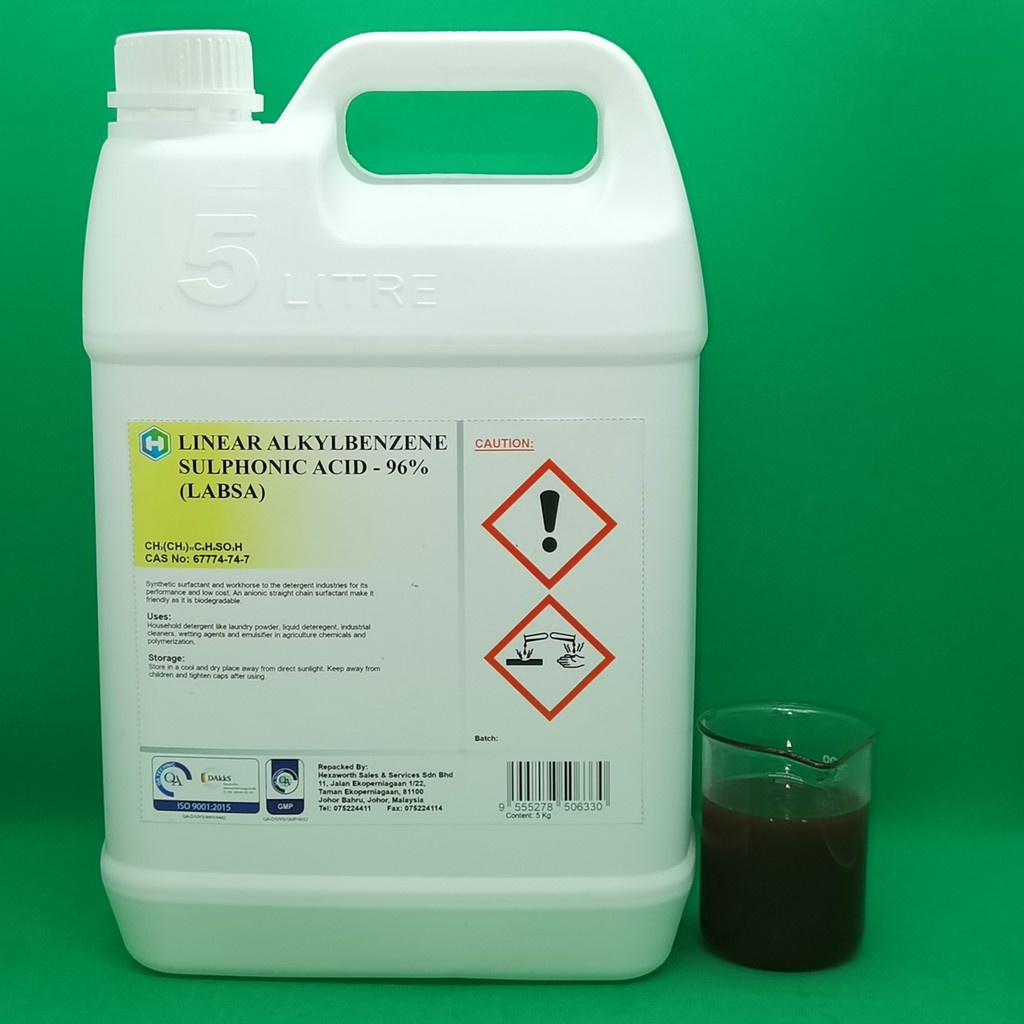 LOW PRICE LINEAR ALKYLBENZENE SULPHONIC ACID 96% (LABS / LABSA) | Shopee Malaysia