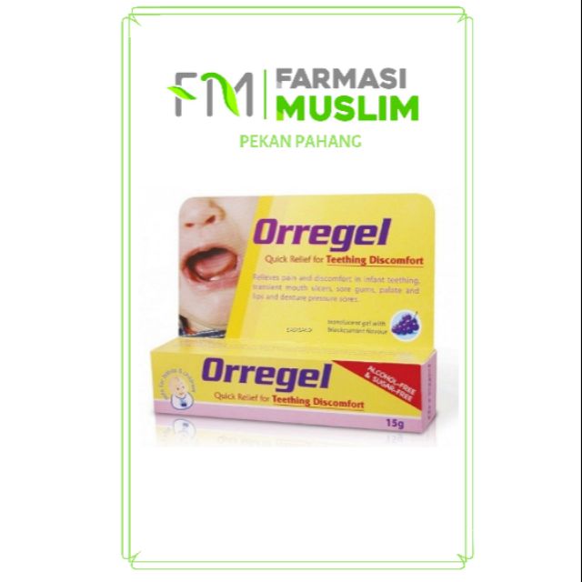 Orregel Relief for teething discomfort 15g | Shopee Malaysia