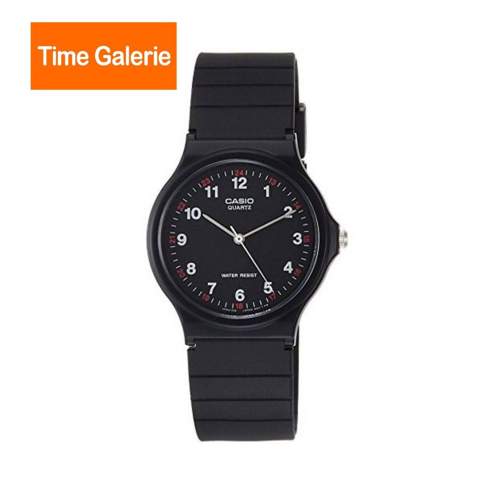 CASIO General Black Resin Band Men Youth Watch MQ-24-1BLDF | Shopee Malaysia
