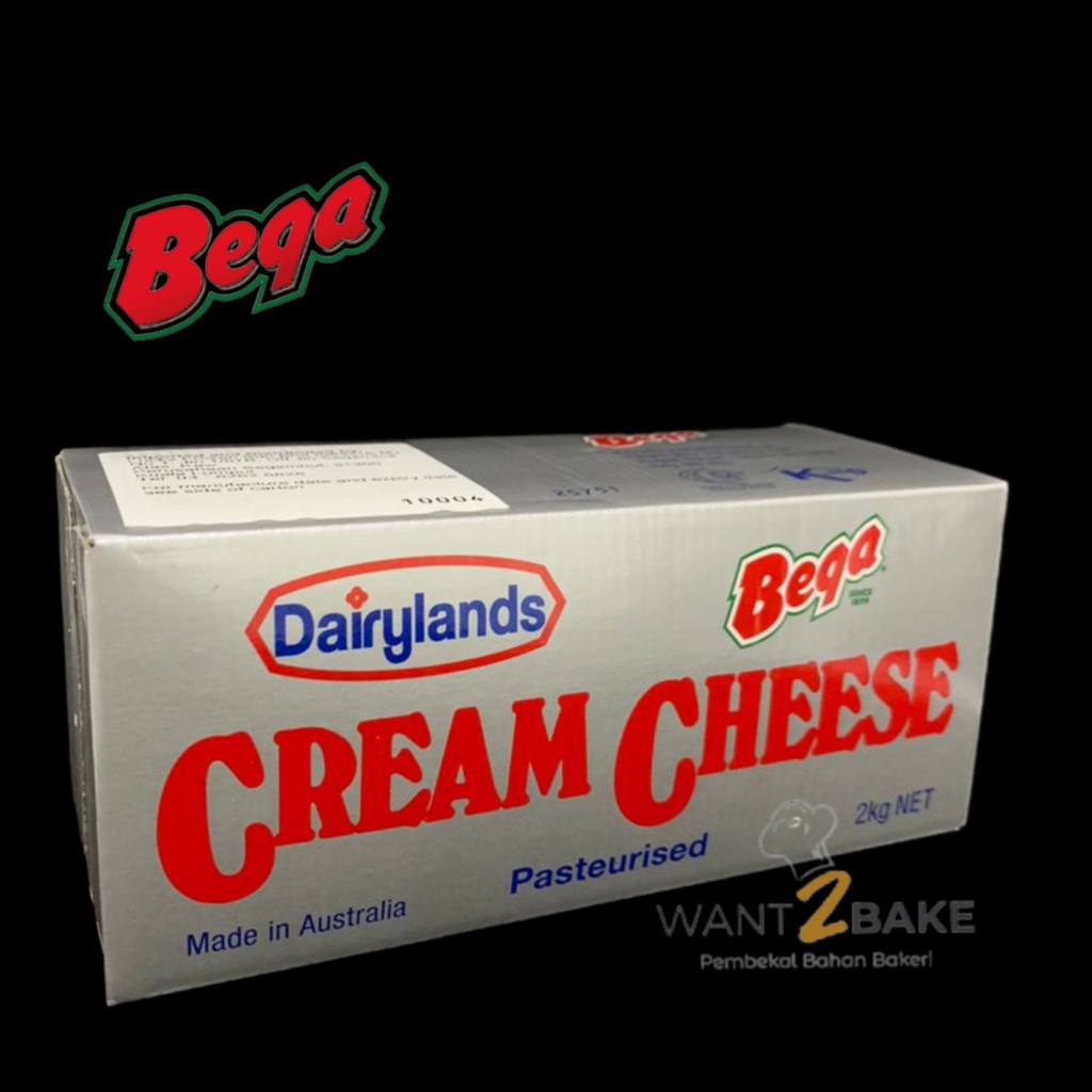 🎂WANT2BAKE🎂 DAIRYLANDS BEGA TATURA CREAM CHEESE 2KG / TATURA CREAM ...