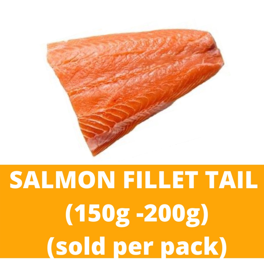 Salmon Fillet Tail (150-200g) (Sold Per Pack) 三文鱼尾 Sung Tao Frozen ...