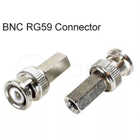 BNC RG59 Connector Male Twist-On Type (2pcs) | Shopee Malaysia