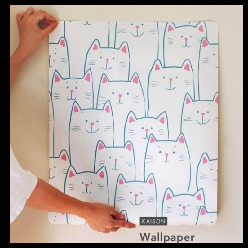 Wallpaper sticker Kaison Ready Stock (Cute Cat) | Shopee Malaysia