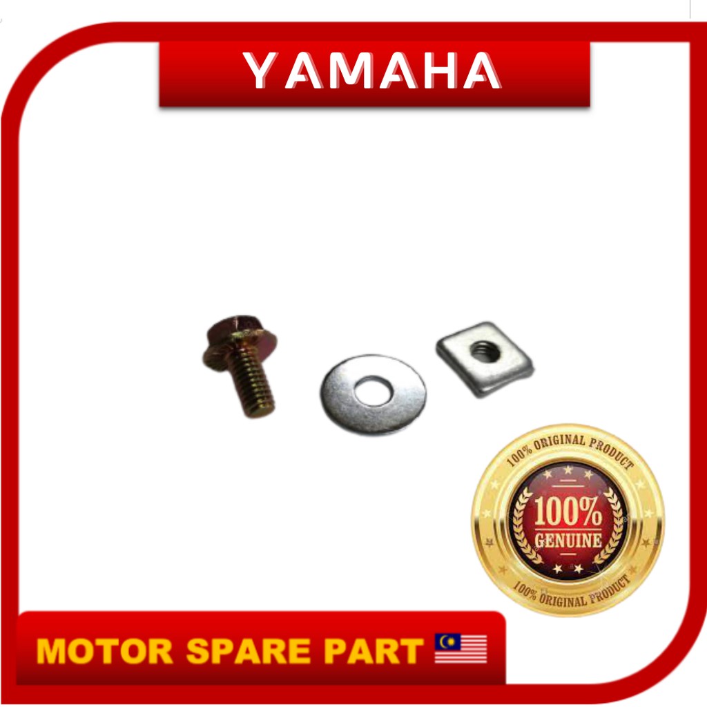 YAMAHA Y110 HEAD LAMP BOLT & NUT SET Y125ZR Y125Z LC135 YSS Y15ZR Y-110 ...