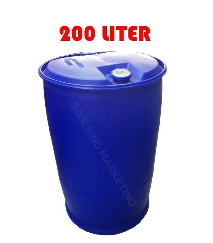 200 Liter Tong Drum Plastik Biru Plastic Blue Drum | Shopee Malaysia
