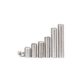M2 M2.5 M3 M4 Set Screw Grub Screw 304 Stainless Steel DIN916 Skru Flat Small Headless Cup Ended ...