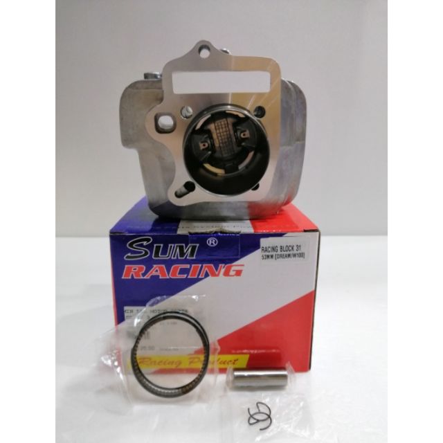 SUM RACING / Racing Block Set Honda WAVE 100/DREAM 53MM | Shopee Malaysia