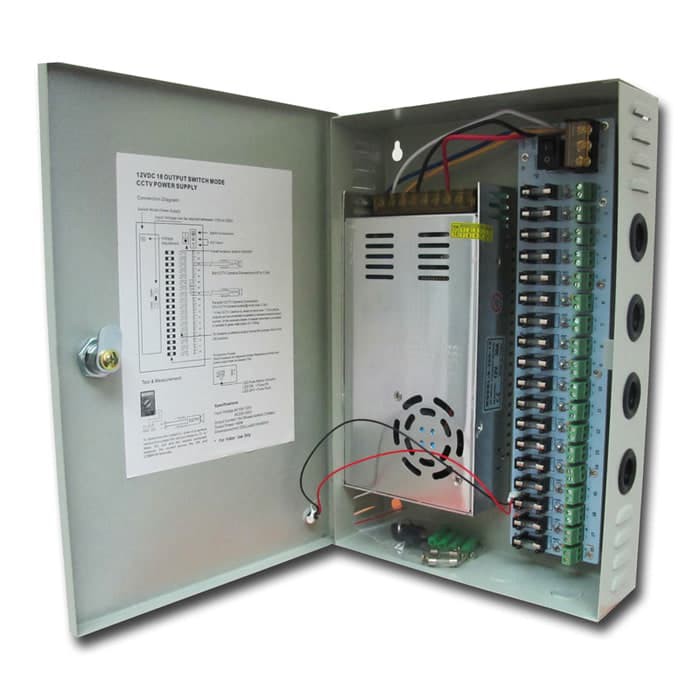 Cctv PSU Box 12V 30A CCTV Power Supply Box 12Volt 30Ampere | Shopee ...