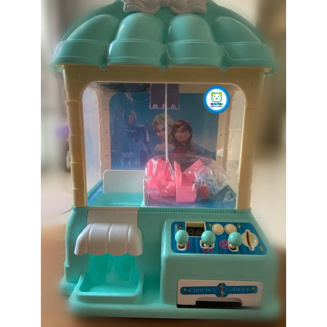 Frozen Crane Clawing Machine Insert Coins with Lights & Sound Pretend ...