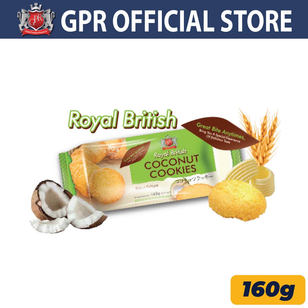 GPR Classic Coconut Cookies 160g Biscuit Biskut Kelapa 062 | Shopee Malaysia