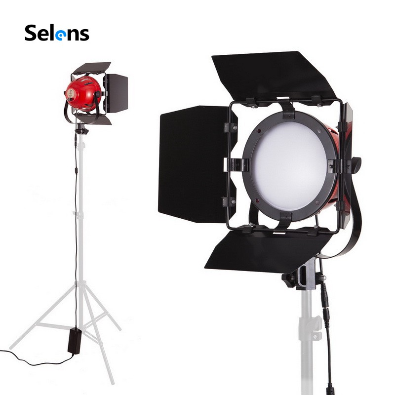 Selens Studio Light 65W 5500K 131 Beads LED Red Head Dimmable Light ...