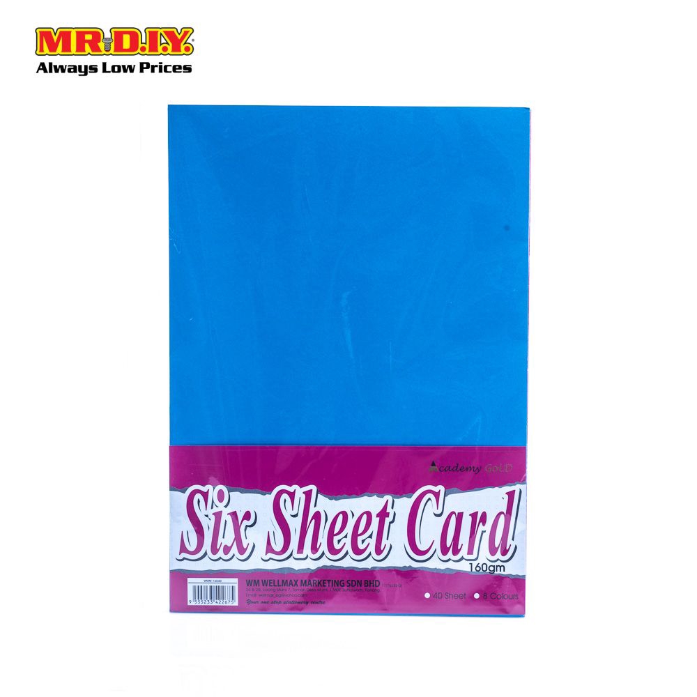 WM WELLMAX Six Sheet Card (160gm) | Shopee Malaysia