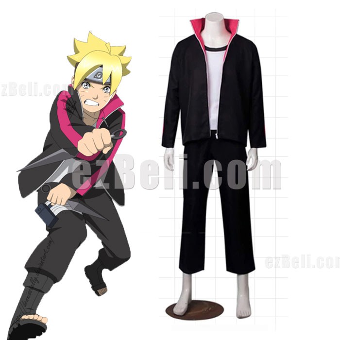 Uzumaki Boruto: Naruto Next Generations Boruto Uzumaki Cosplay Costume ...