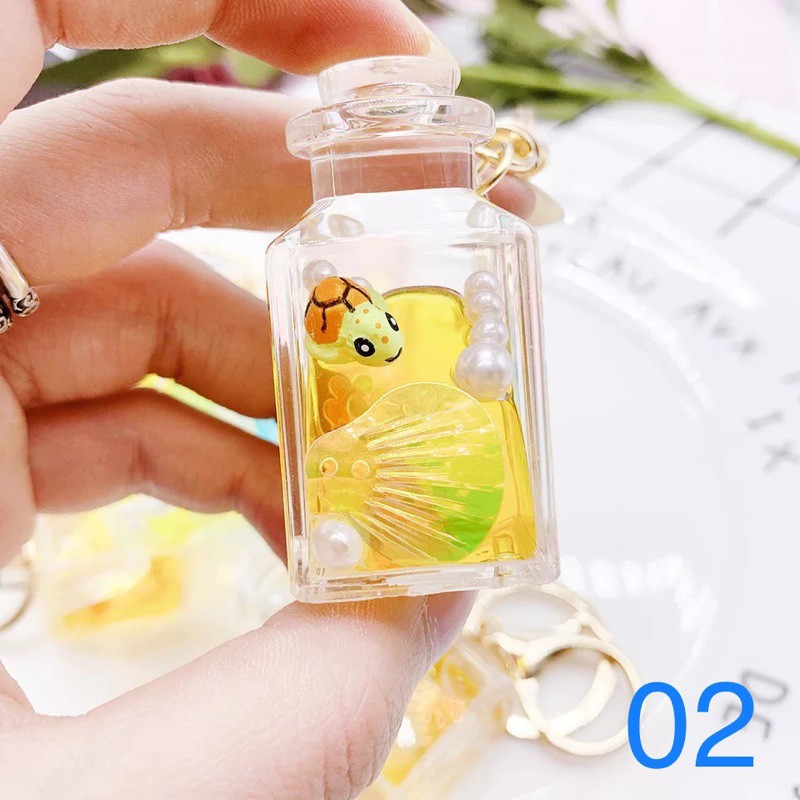 【READY STOCK】Aquatic Creatures Keychain Marine Life Creative Ocean ...