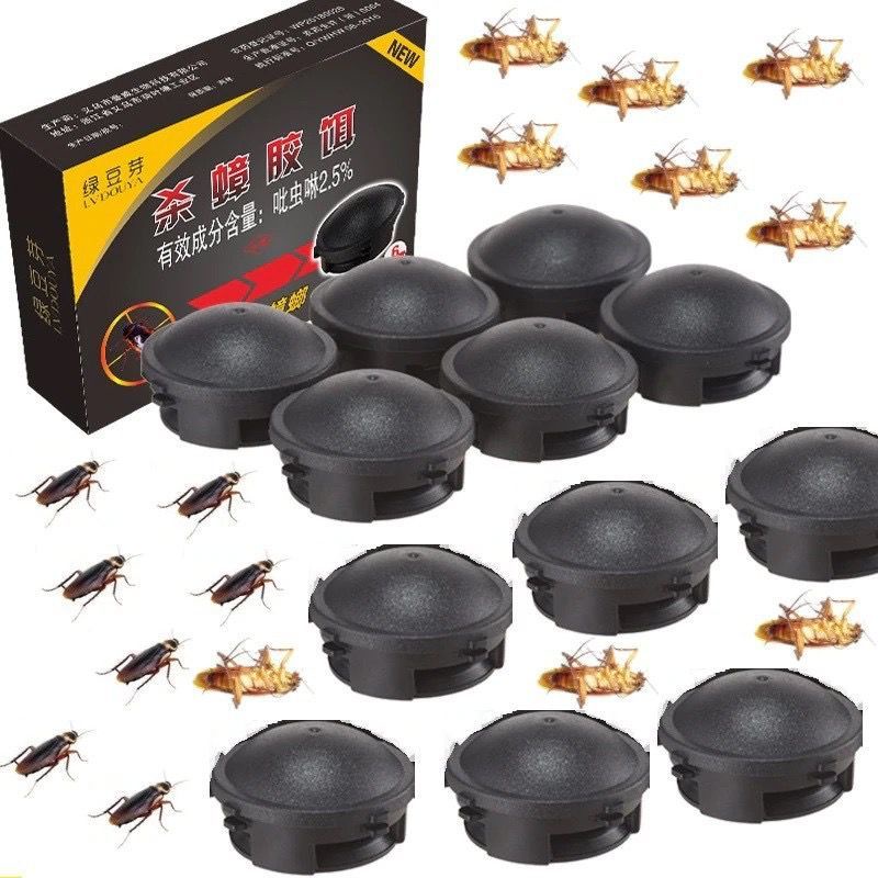 Japanese Kill Cockroach Medicine trap Racun Lipas 日本蟑螂小黑屋 灭杀蟑螂药盒 ...