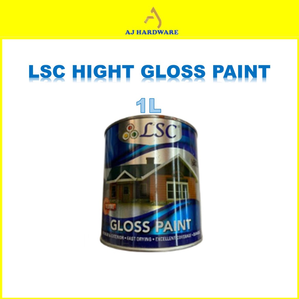 LSC High Gloss Paint For Wood And Metal cat minyak Cat Kayu /Besi ...