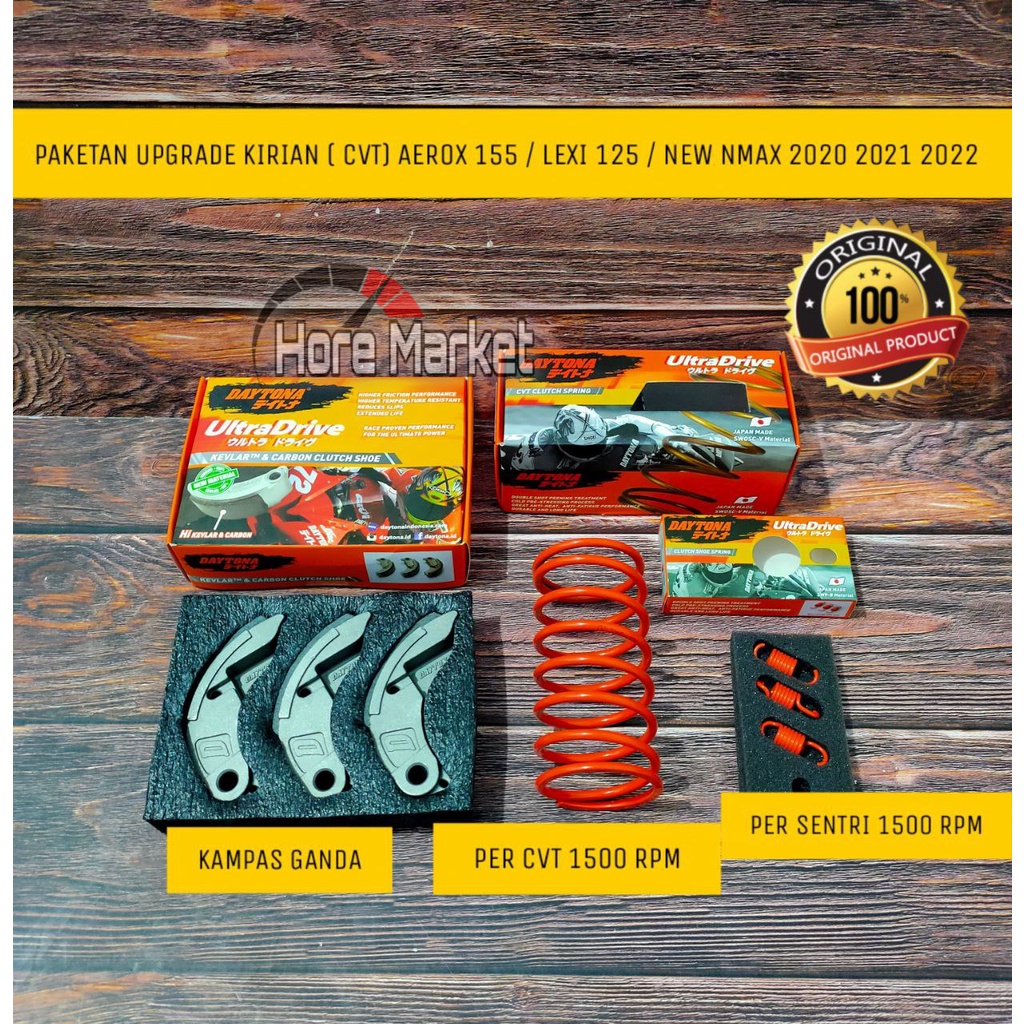 Upgrade Package CVT DAYTONA KIRIAN AEROX 155/NEW NMAX 2020 2021 2022 ...