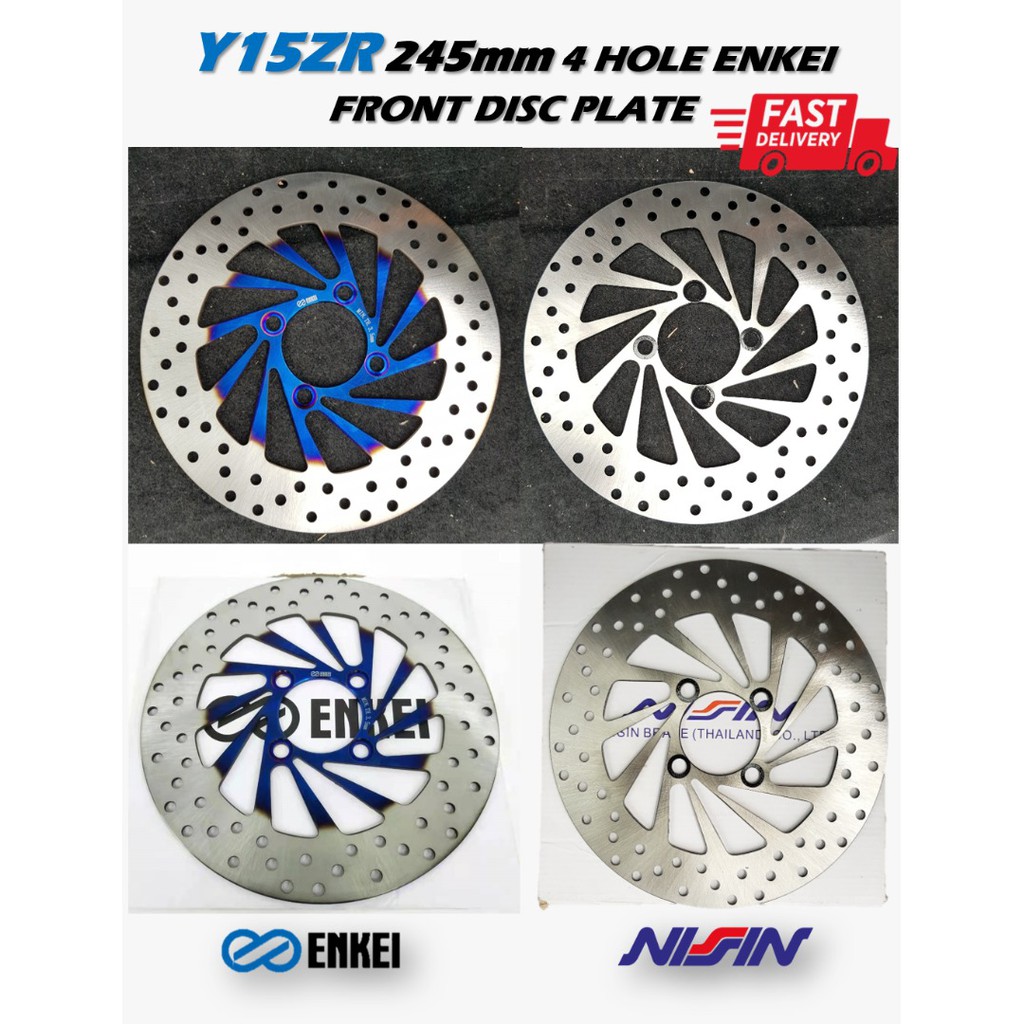 DISC PLATE Y15 245MM ENKEI 245MM 267MM Y15ZR TITANIUM BLUE COLOR DISC ...