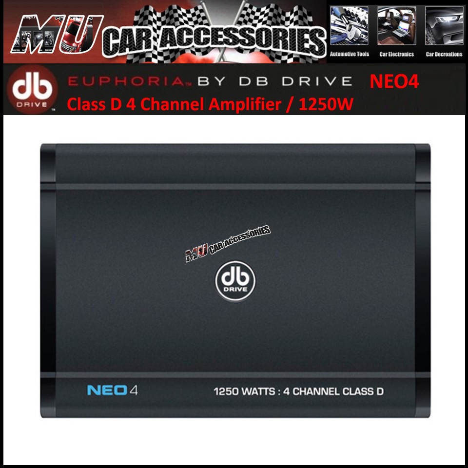 db Drive Neo 4 Class D 4 Channel Amplifier (1250Watts) | Shopee Malaysia