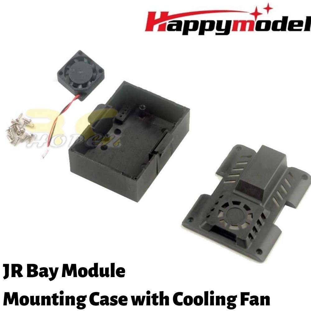Happymodel Molding JR Bay Mounting Case with Cooling Fan For ES24TX And ...