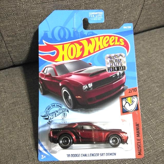 Hot Wheels Dodge Challenger Srt Demon Sth Factory Sealed Shopee Malaysia