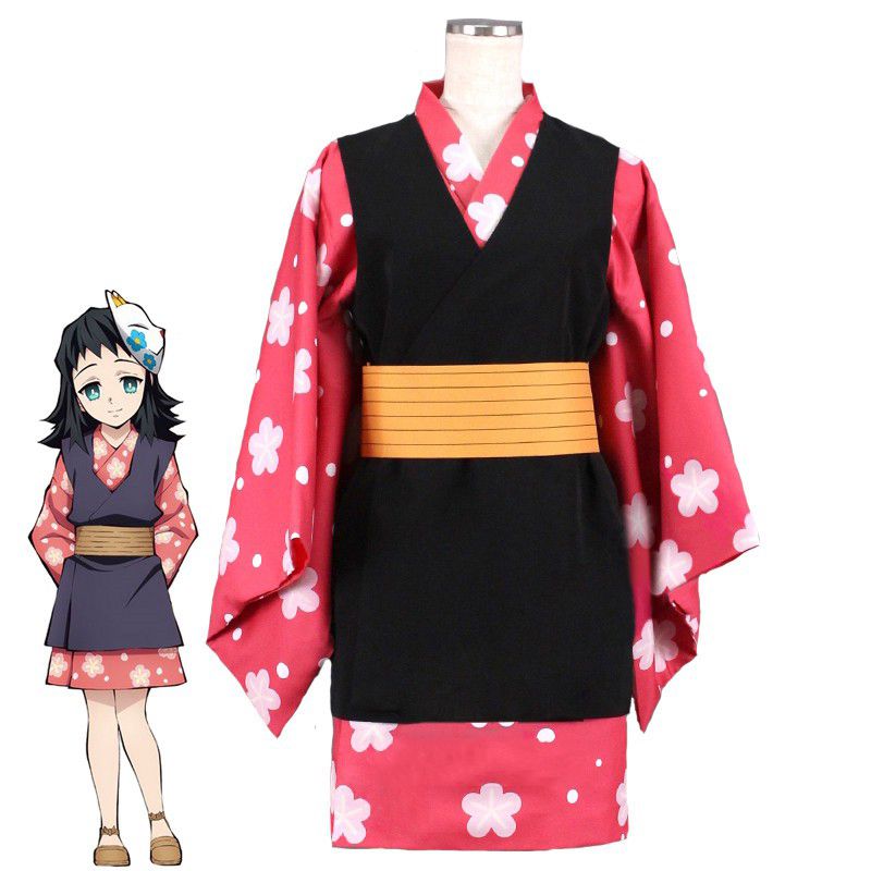 Exquisite Slayer Demon Kimetsu No Yaiba Makomo Cosplay Costume For ...