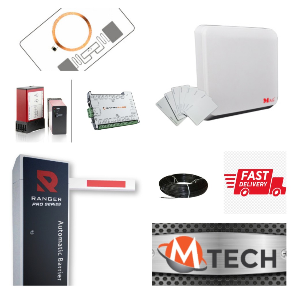 X- Clone Long range UHF reader & barrier gate system package | Shopee ...