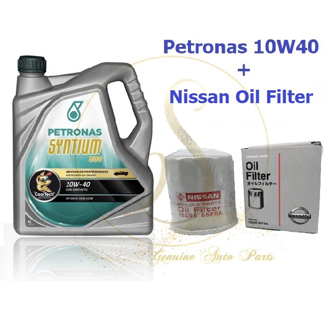 Petronas Syntium 800 10W40 10W-40 Semi Synthetic SN/CF Engine Oil 4L ...