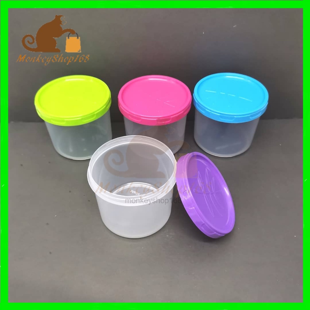 Colourful Round Container ( Small ) 502 1pcs Random Colour D75 X H70mm ...