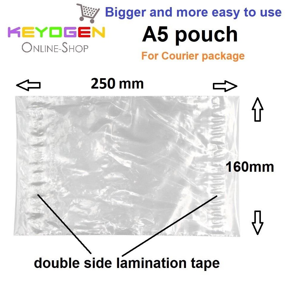 plastic Courier consignment note address bill flyer A5 pocket pouch ...