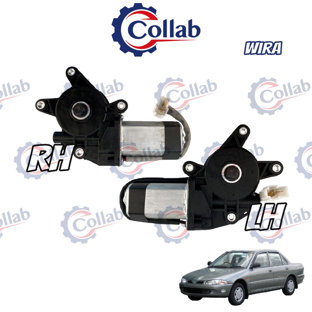 READY STOCK Collab Proton Wira Square Head Power Window Motor Front ...
