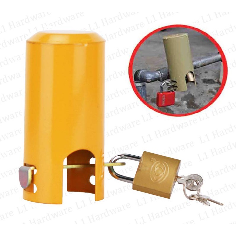 METAL OUTDOOR SECURITY ANTI THEFT STOPCOCK STOP COCK WATER TAP METER ...