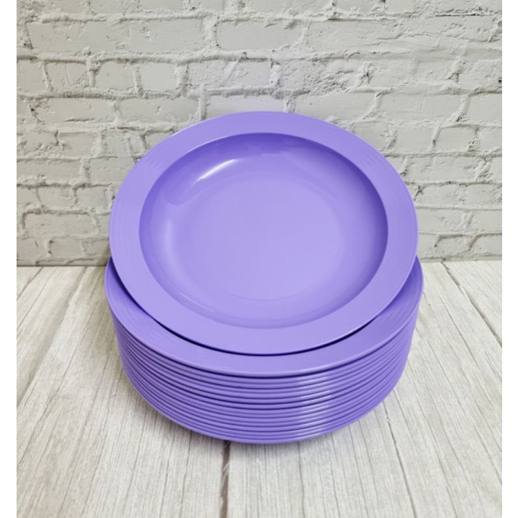 Tupperware Large Deep Plate Set - 4 pcs | Shopee Malaysia