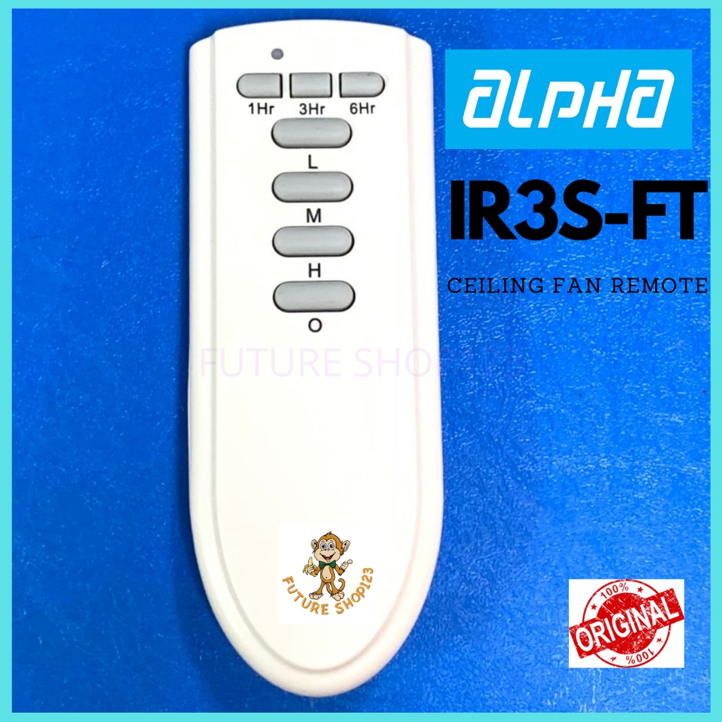 Alpha Cosa Ceiling Fan Remote Control IR3S-FT / IR4S-FT For Model ...