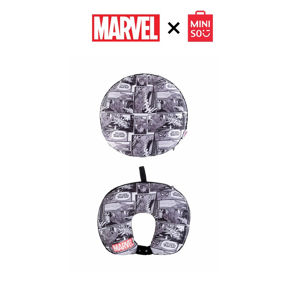 MINISO x MARVEL Avengers 2 in 1 U-Shaped Pillow - Cartoon B | Shopee ...
