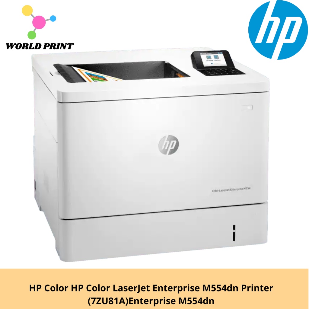 HP Color LaserJet Enterprise M554dn Printer (7ZU81A) | Shopee Malaysia