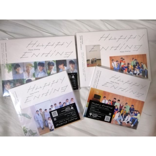 OFFICIAL SEVENTEEN JAPAN 1st SINGLE album - HAPPY ENDING type A B C & CARAT VERSION ⚠️NO PHOTO ...