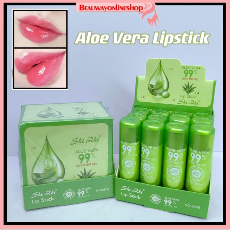 Aloe Vera 99% lipstick MOISTURIZING LIP BALM | Shopee Malaysia