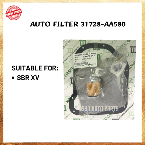 [Original] Subaru XV Auto Filter with Gasket (31728-AA580) Transmission ...