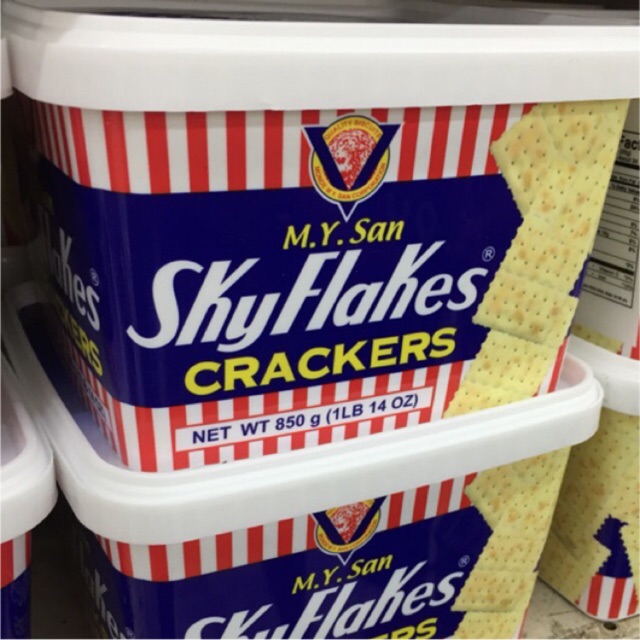 NEW !! SKY FLAKES CRACKERS IN TUB 850g | Shopee Malaysia